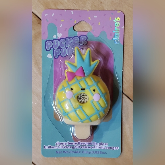 Accessories | New Claires Cherry Berry Pucker Pop Lip Gloss | Poshmark